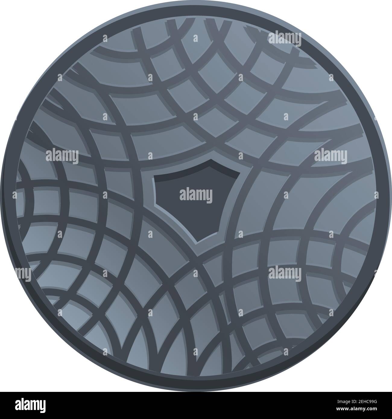 Access manhole icon. Cartoon of access manhole vector icon for web ...