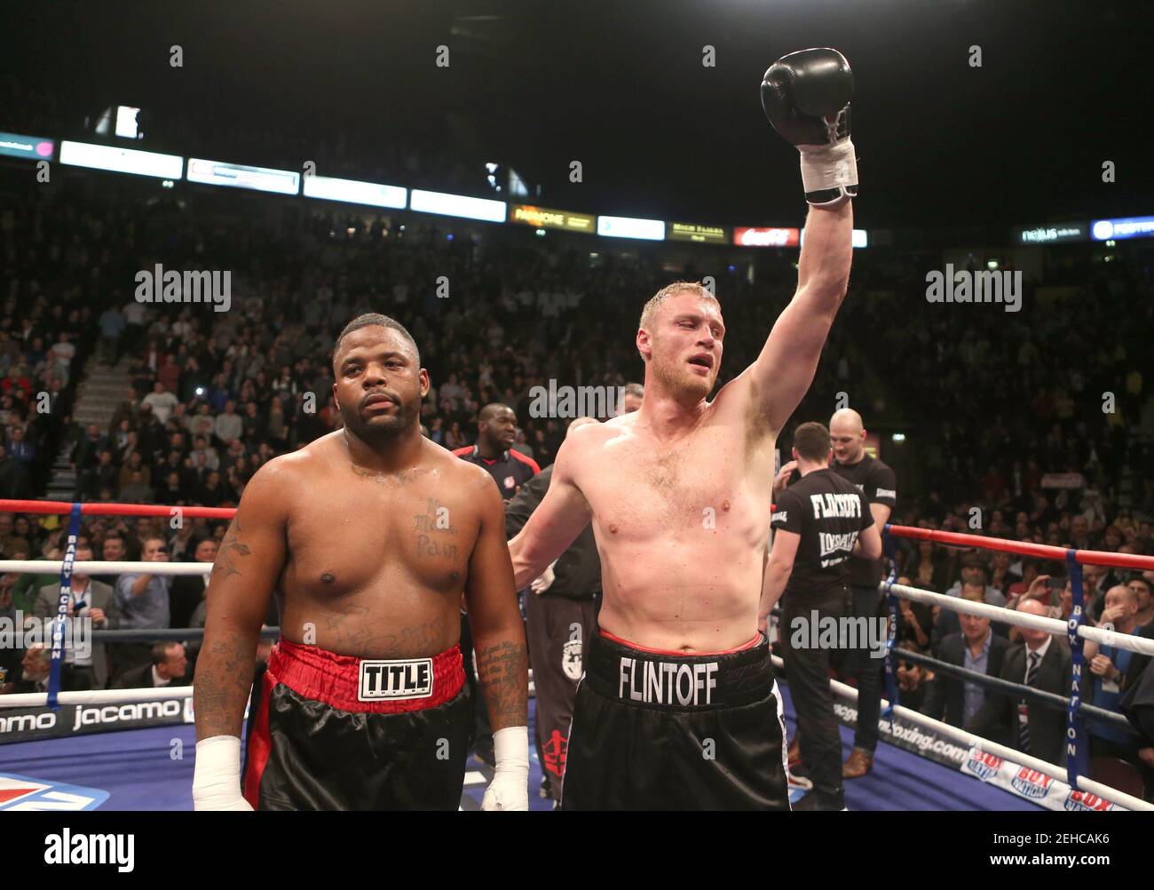 Andrew Flintoff Boxing High Resolution Stock Photography and Images - Alamy