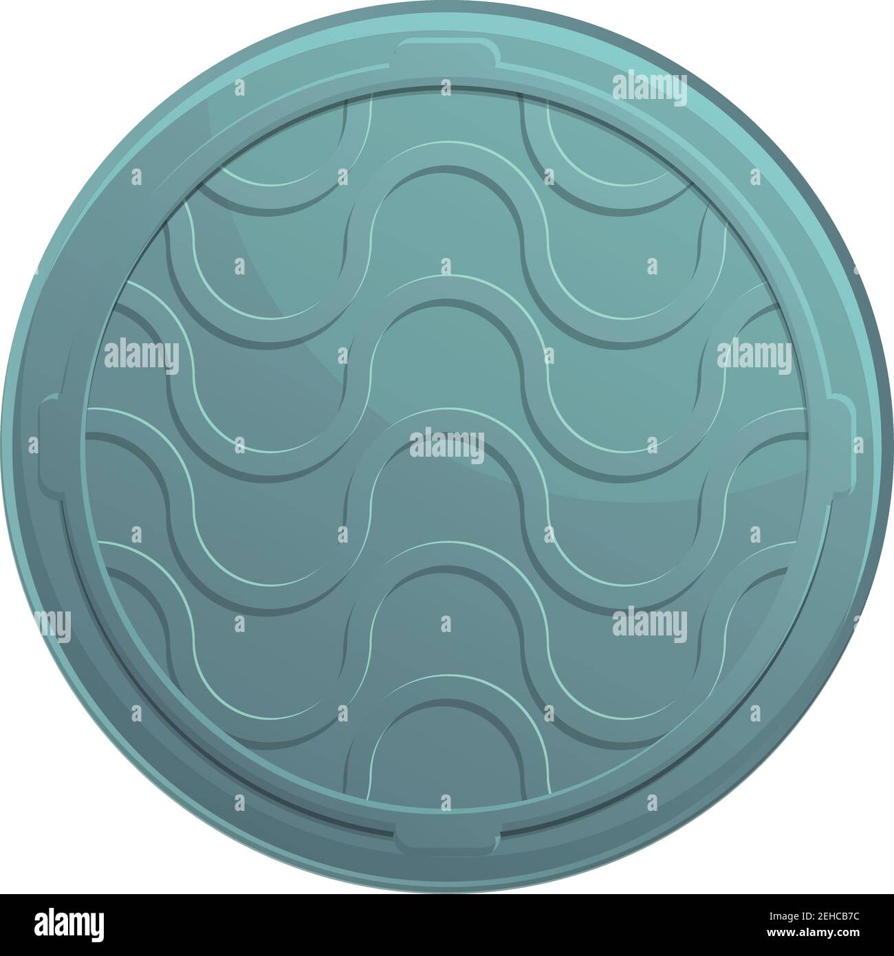 Urban manhole icon. Cartoon of urban manhole vector icon for web design ...