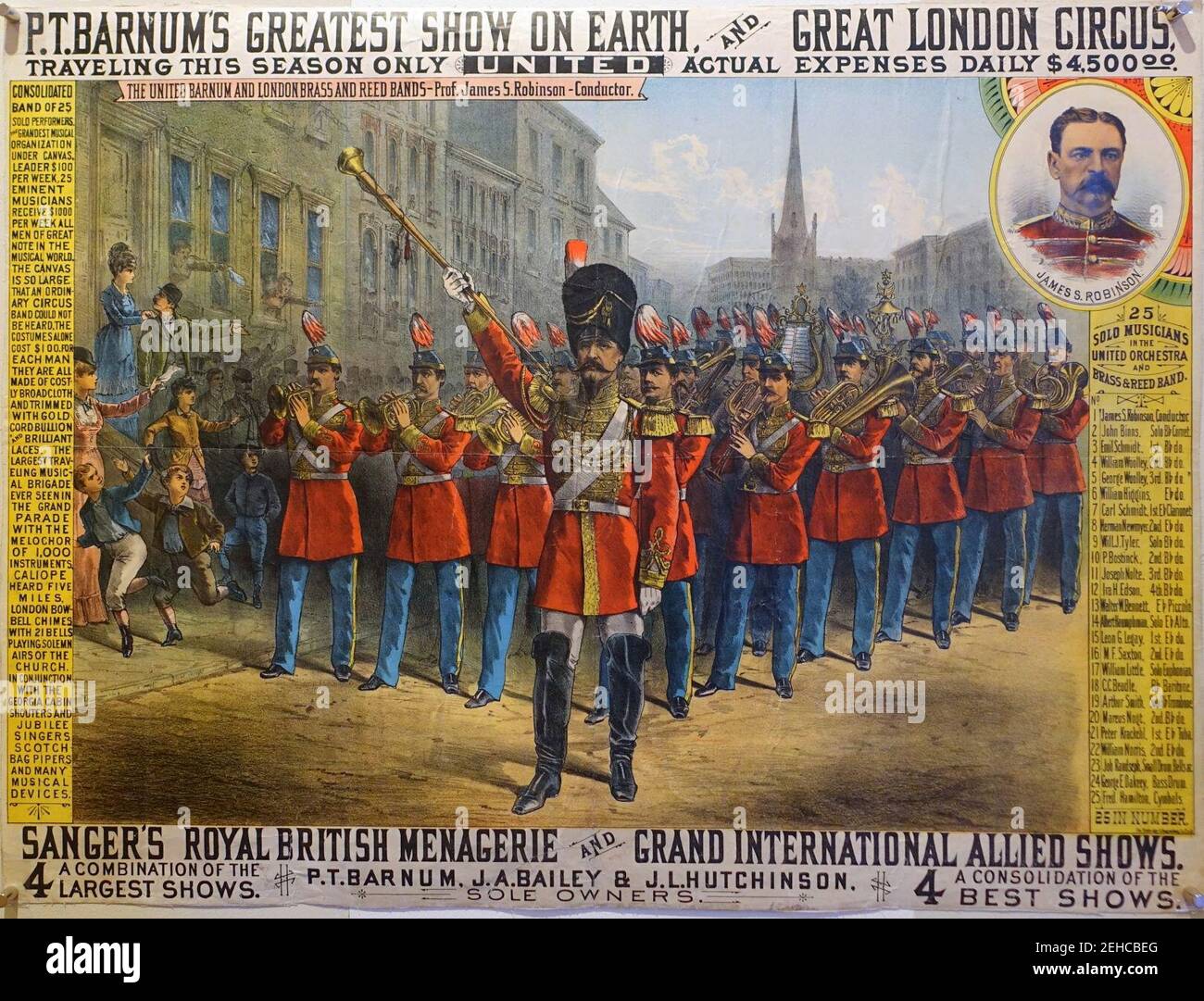P. T. Barnum's Greatest Show on Earth and Great London Circus Stock ...