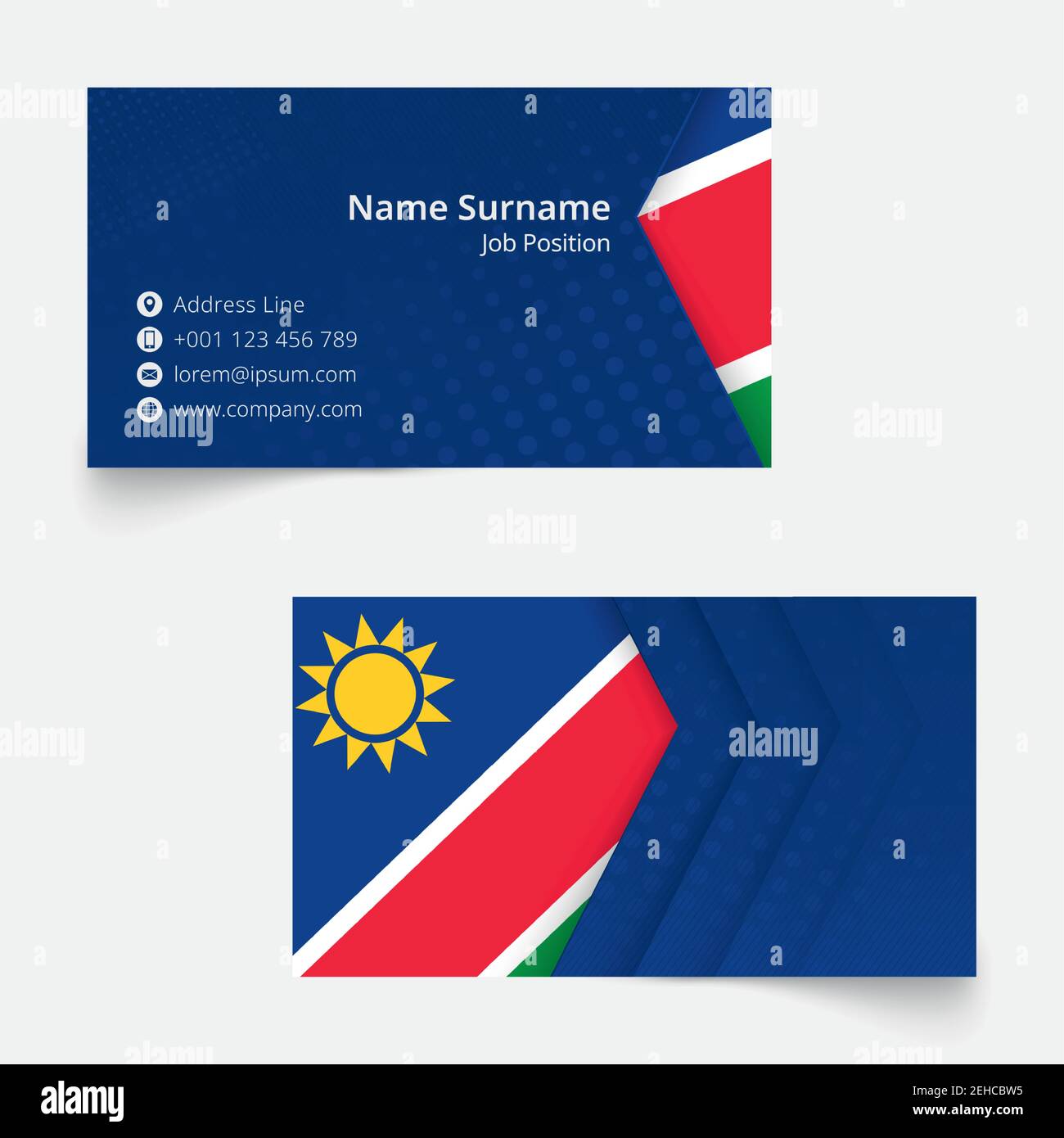 Namibia Flag Business Card, standard size (90x50 mm) business card ...