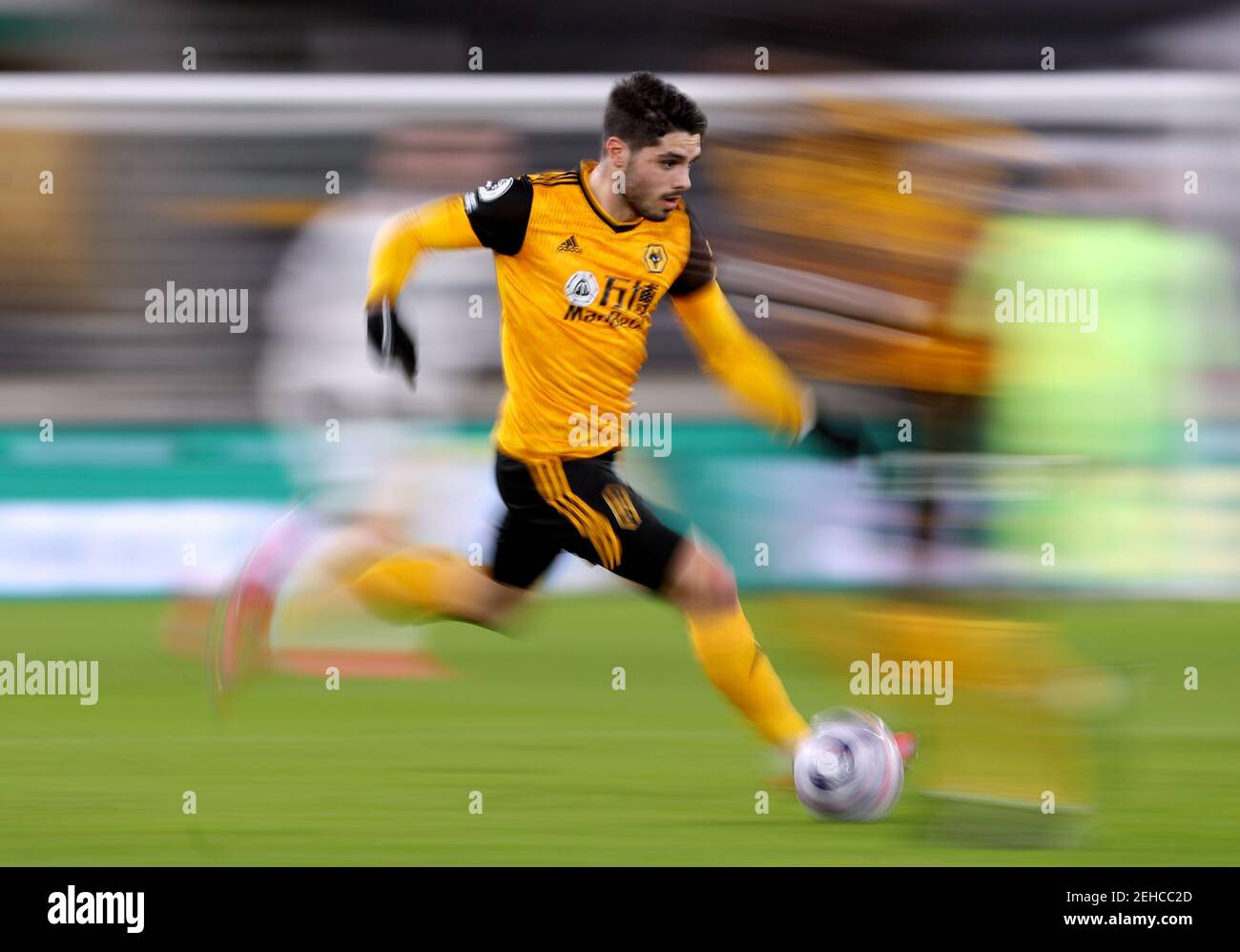 Wolverhampton Wanderers' Pedro Neto during the Premier League match at ...