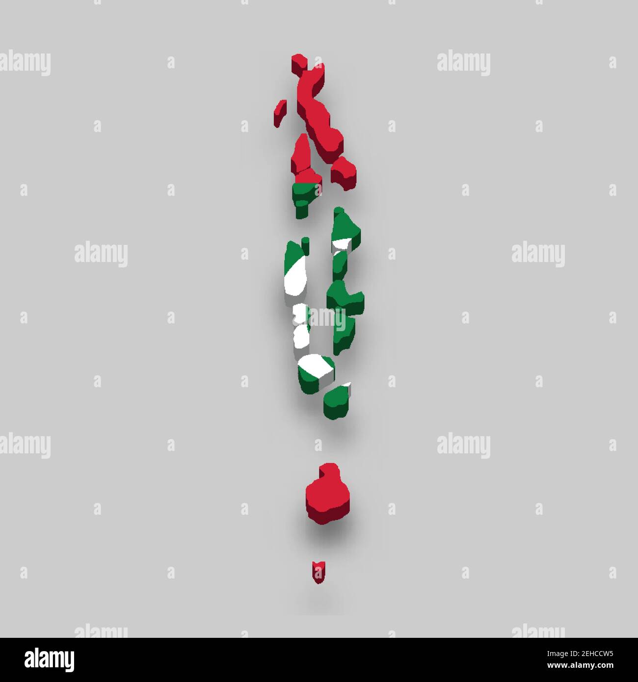 Maldives country flag border map Stock Vector Images - Alamy