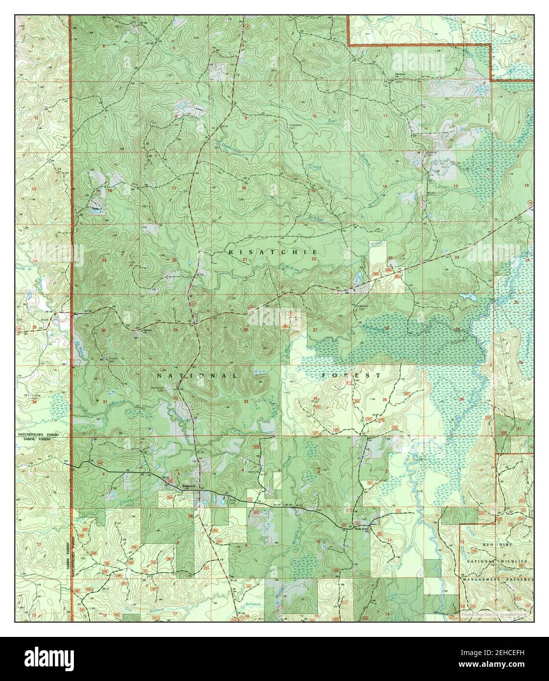 Bellwood, Louisiana, map 2003, 1:24000, United States of America by ...