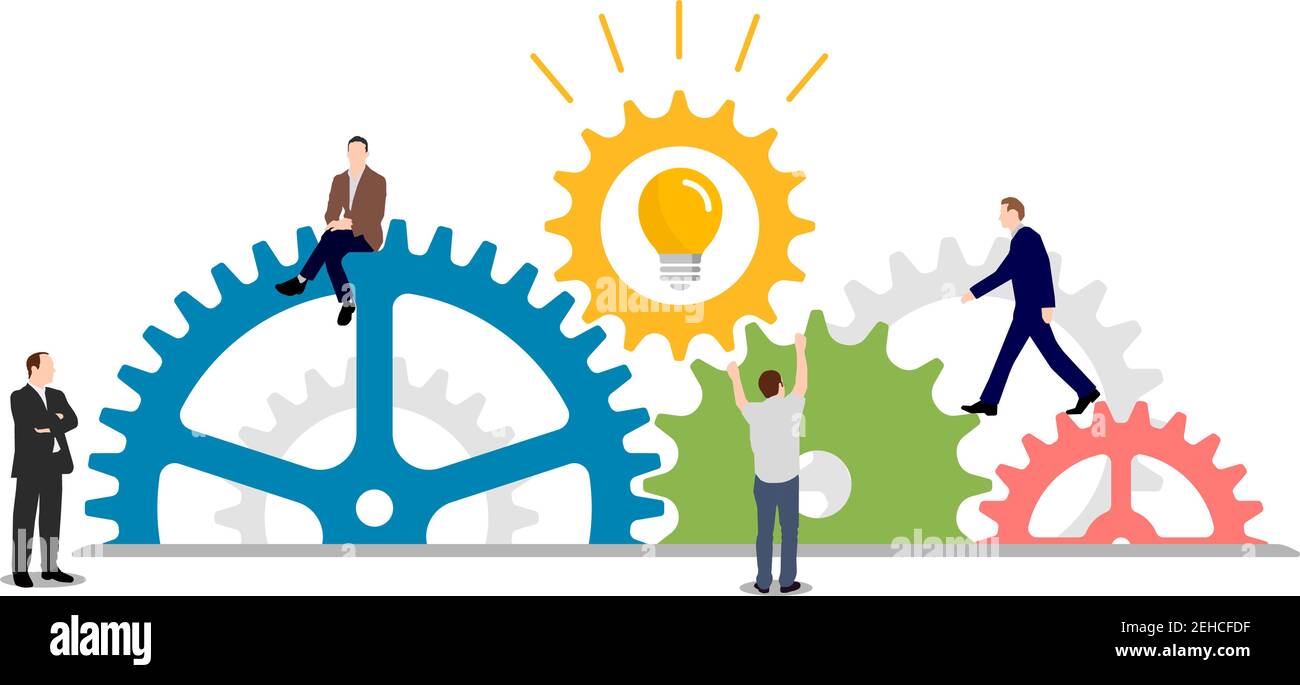 Business success ( idea, inspiration ) concept vector illustration ...