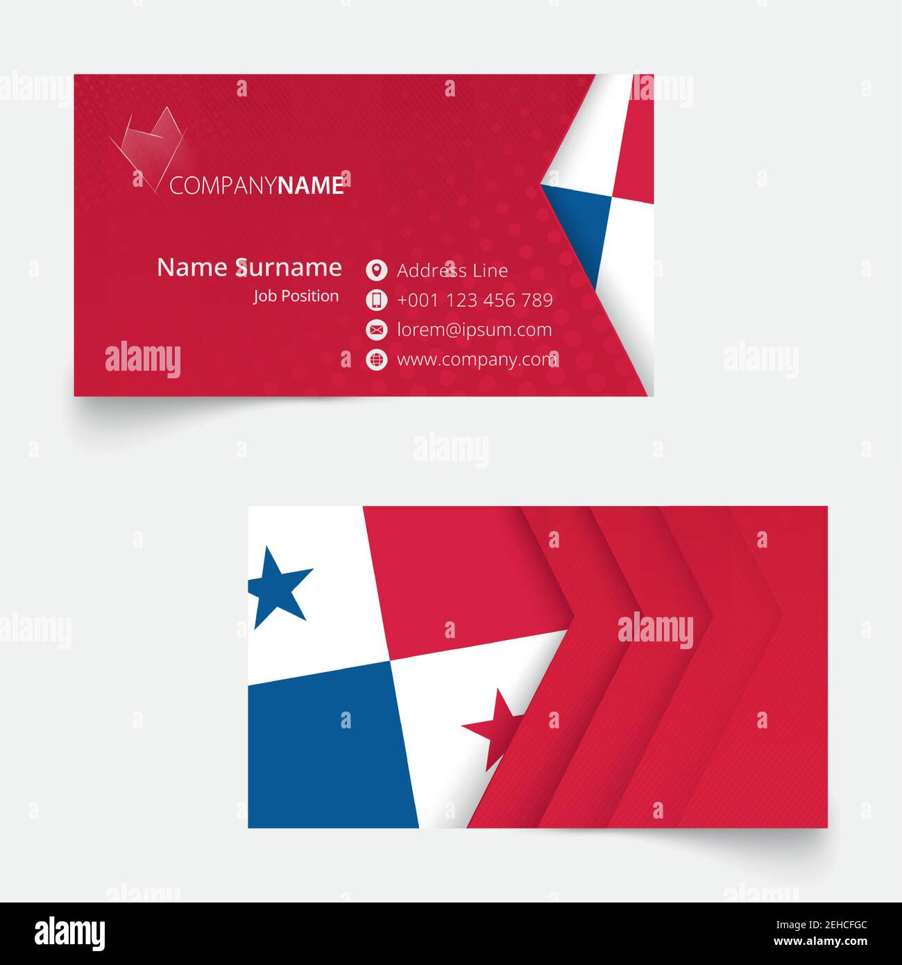 Panama Flag Business Card, standard size (90x50 mm) business card ...