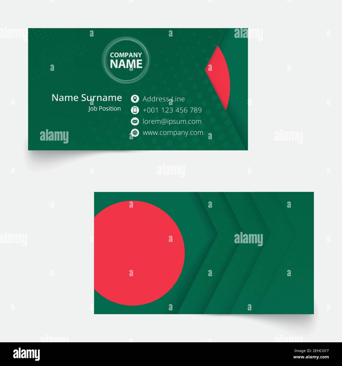 Bangladesh Flag Business Card, standard size (90x50 mm) business card ...