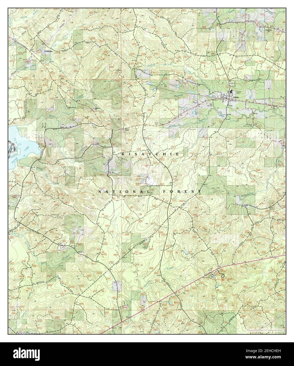 Map of calvin hi-res stock photography and images - Alamy