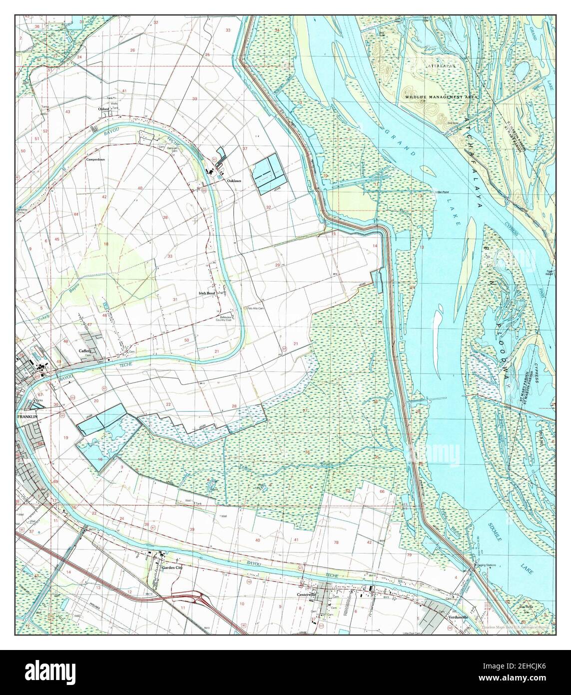 Centerville, Louisiana, map 1994, 1:24000, United States of America by ...