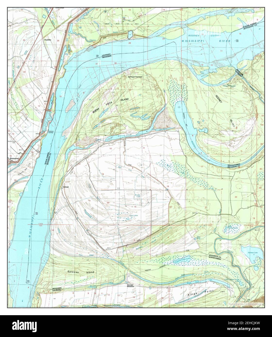 Chamblee, Louisiana, map 1994, 1:24000, United States of America by ...