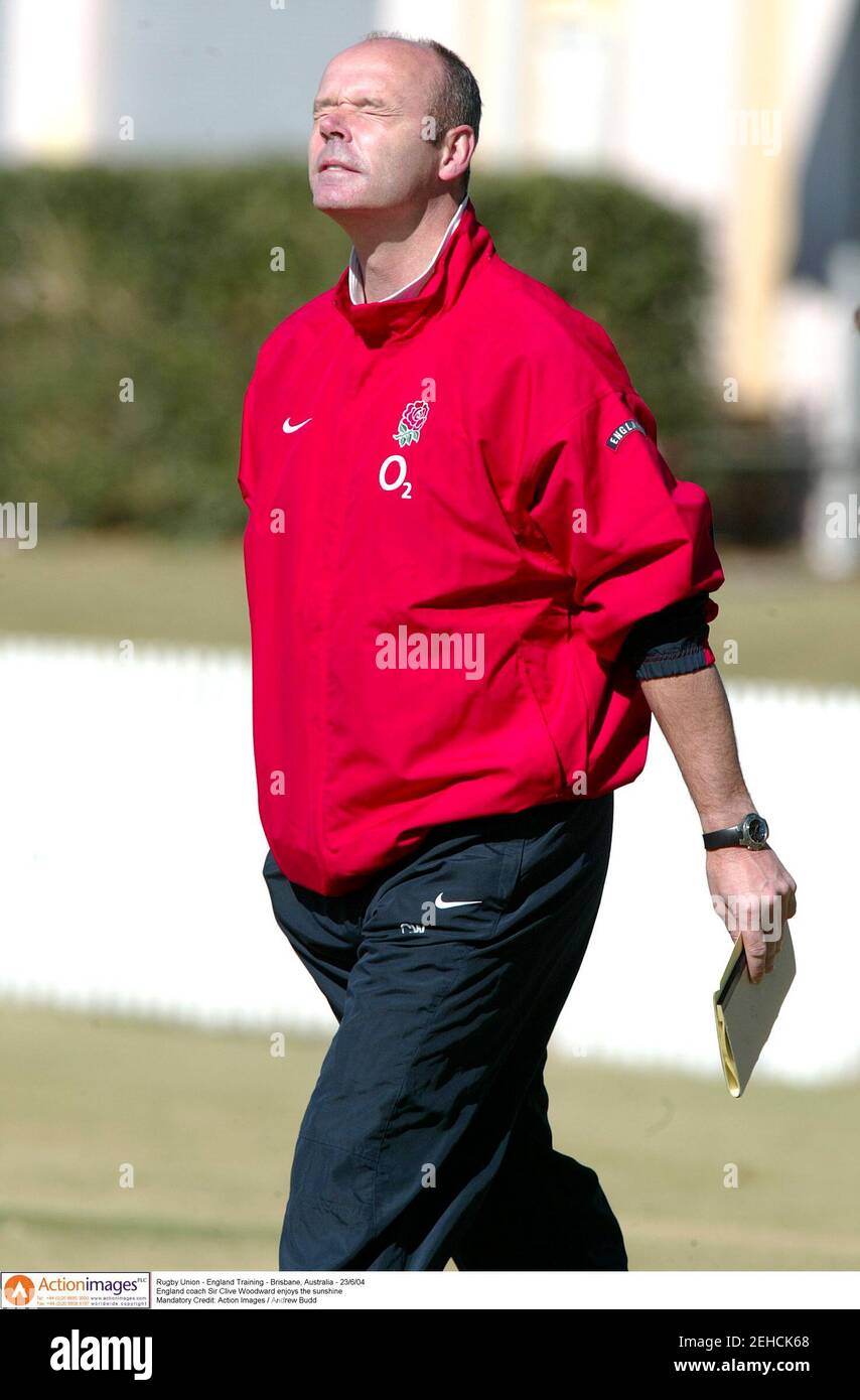 England rugby coach clive woodward hi-res stock photography and images ...