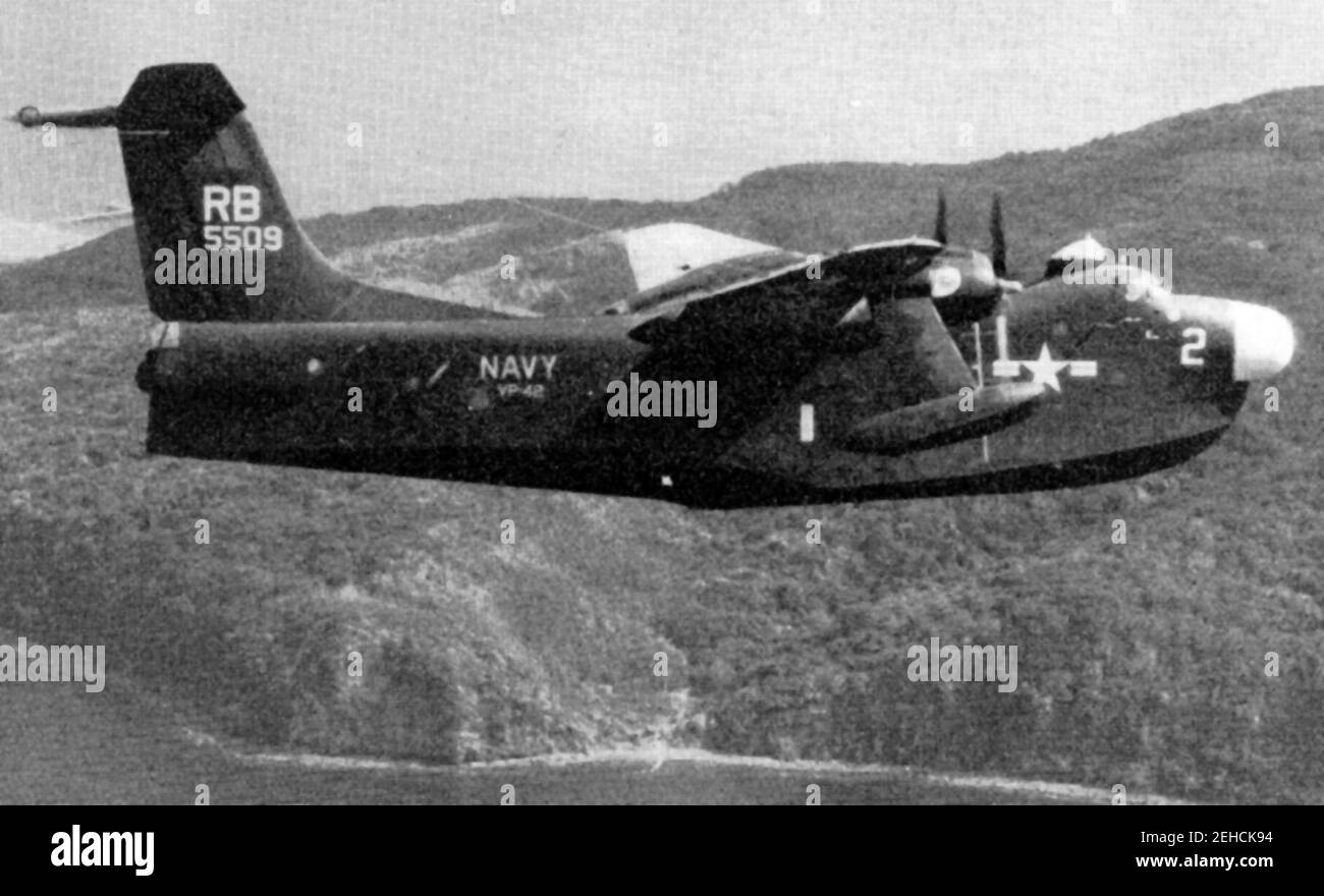 P5M-2 Marlin VP-42 in flight in 1950s Stock Photo - Alamy