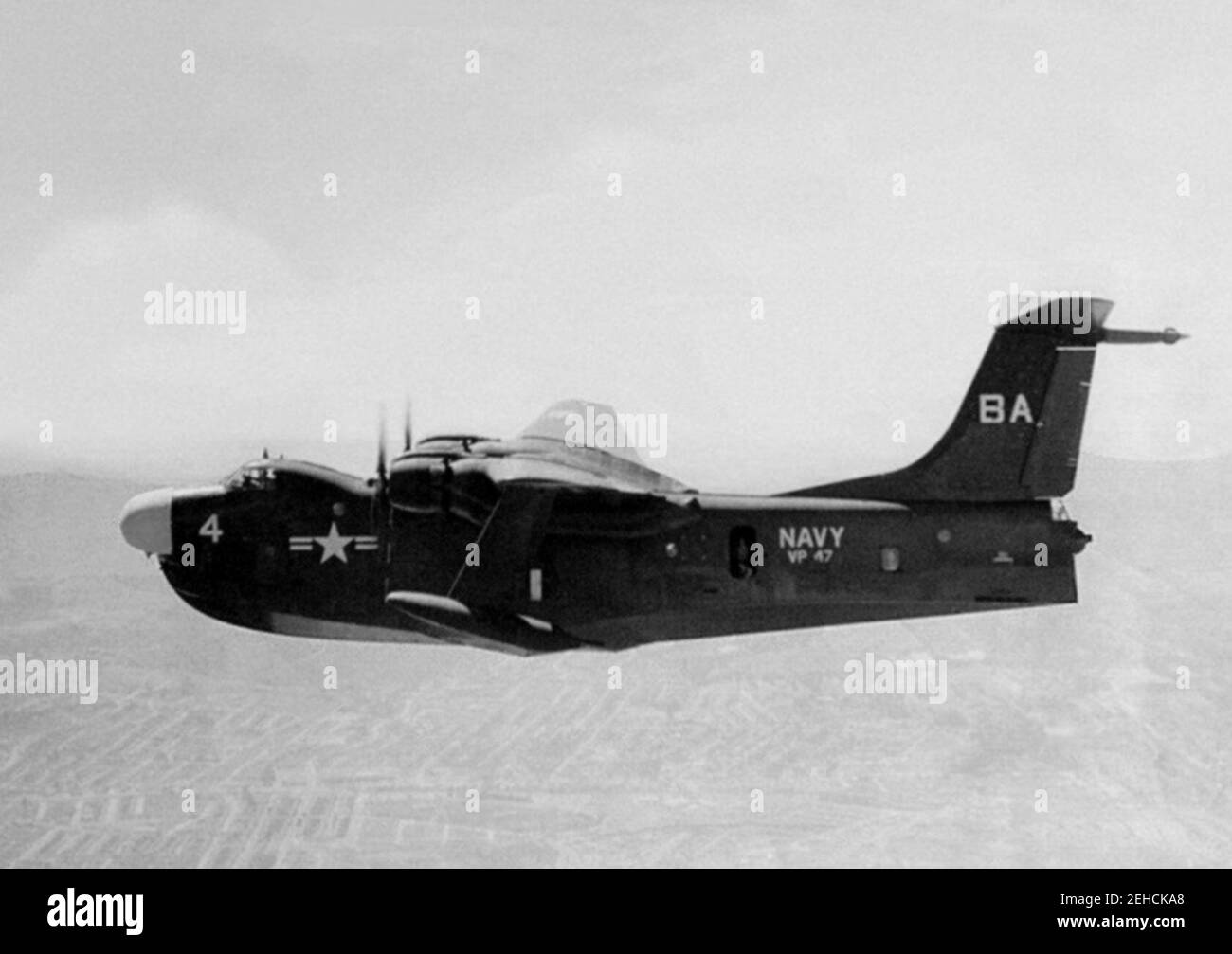 P5M-2 VP-47 in flight near NAS Alameda 1954 Stock Photo - Alamy
