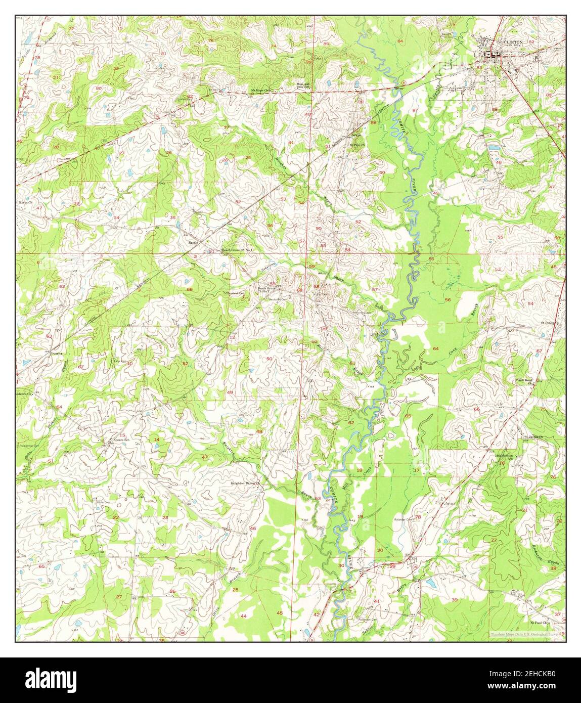 Clinton louisiana map hi-res stock photography and images - Alamy