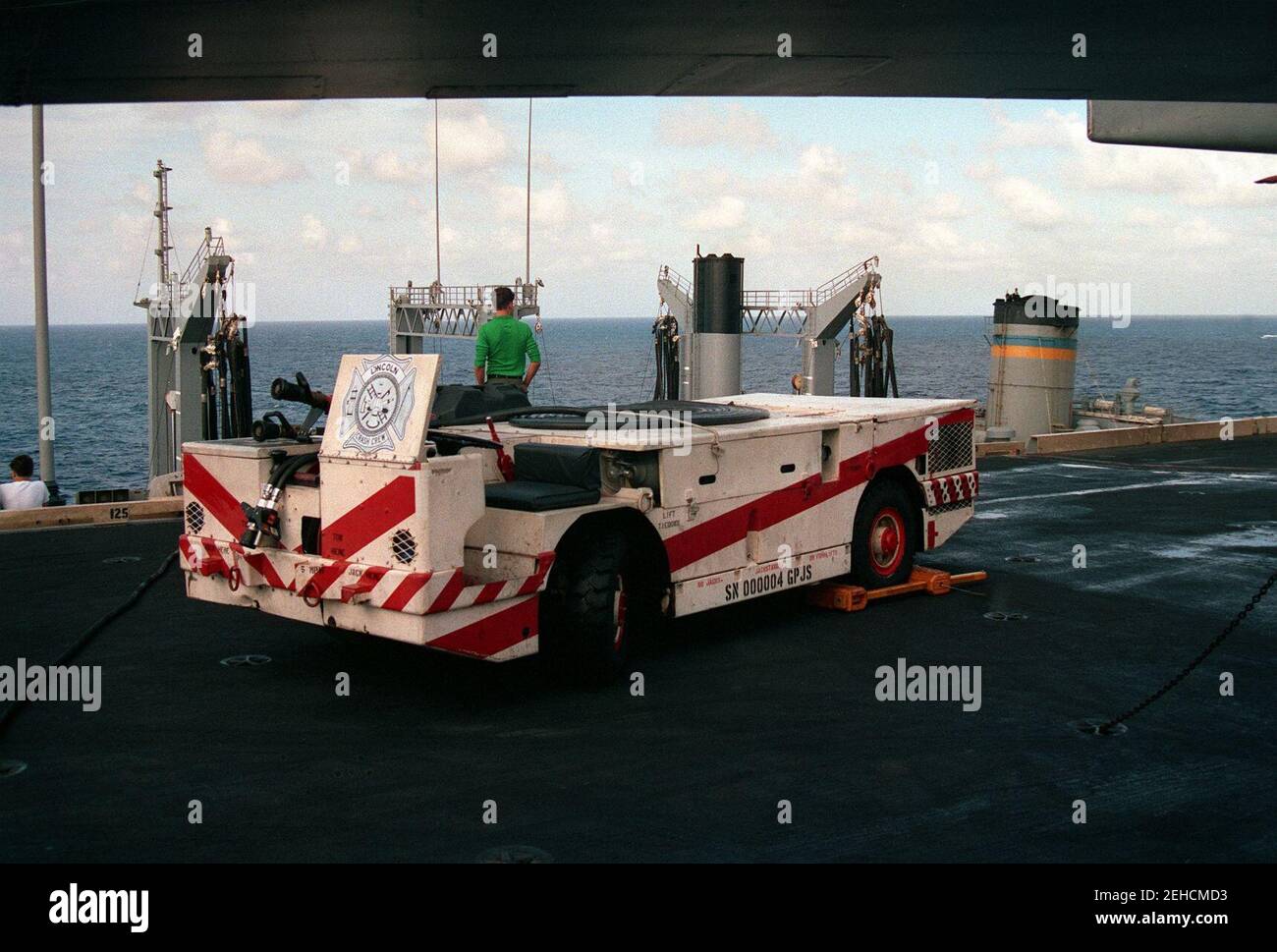 P-16 shipboard firefighting and rescue truck Stock Photo - Alamy