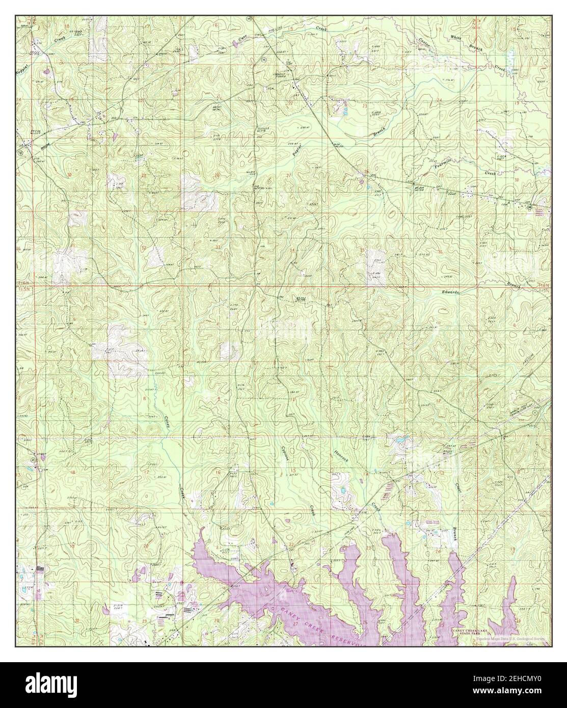 Curr Creek, Louisiana, map 1994, 1:24000, United States of America by ...