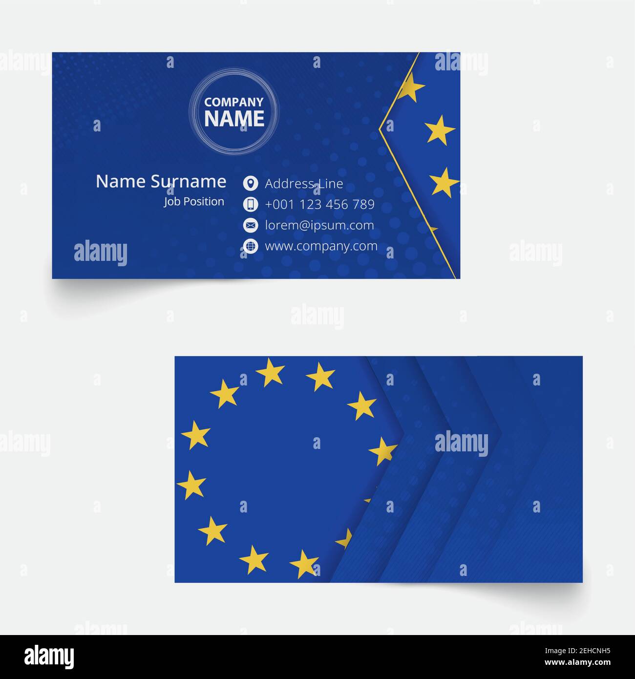Eu identity cards Stock Vector Images - Alamy