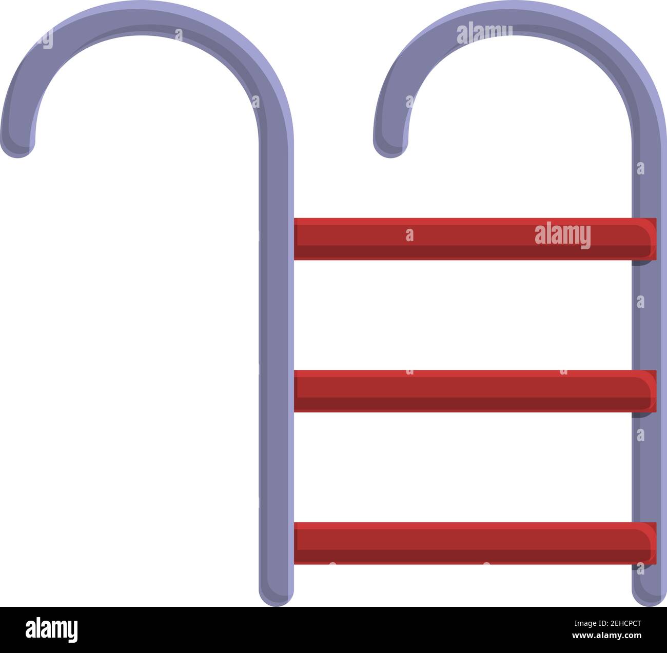 Swimming pool ladder icon. Cartoon of swimming pool ladder vector icon ...