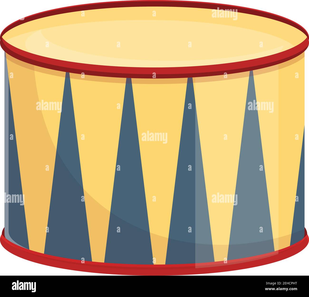 Drum music icon. Cartoon of drum music vector icon for web design ...
