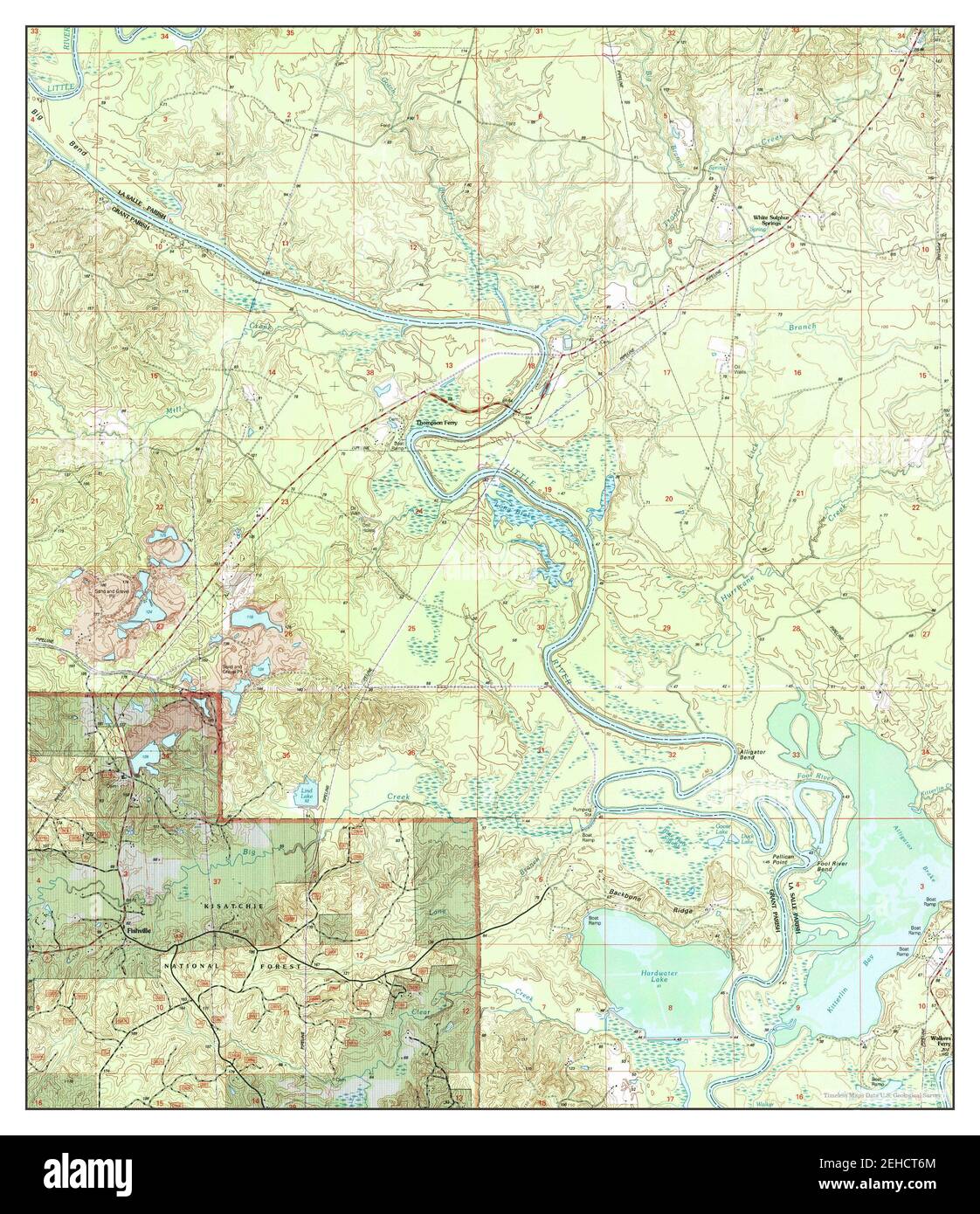 Fishville, Louisiana, map 2003, 1:24000, United States of America by ...