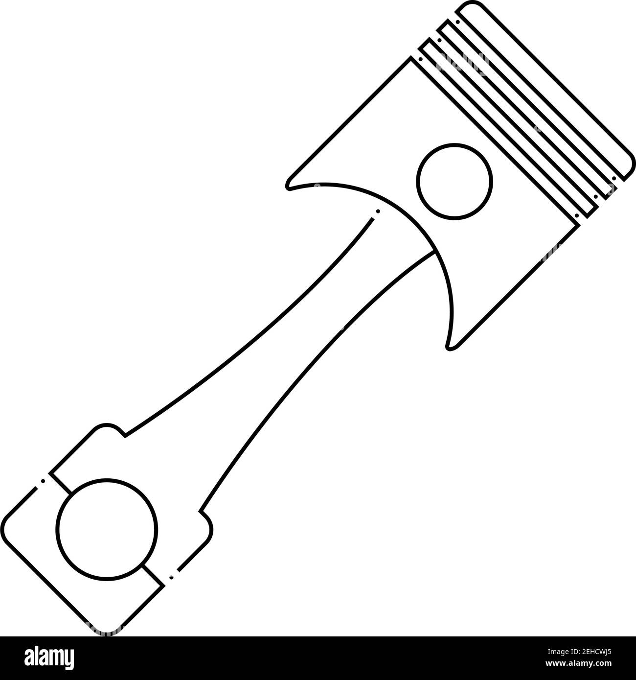 Car piston logo Black and White Stock Photos & Images - Alamy