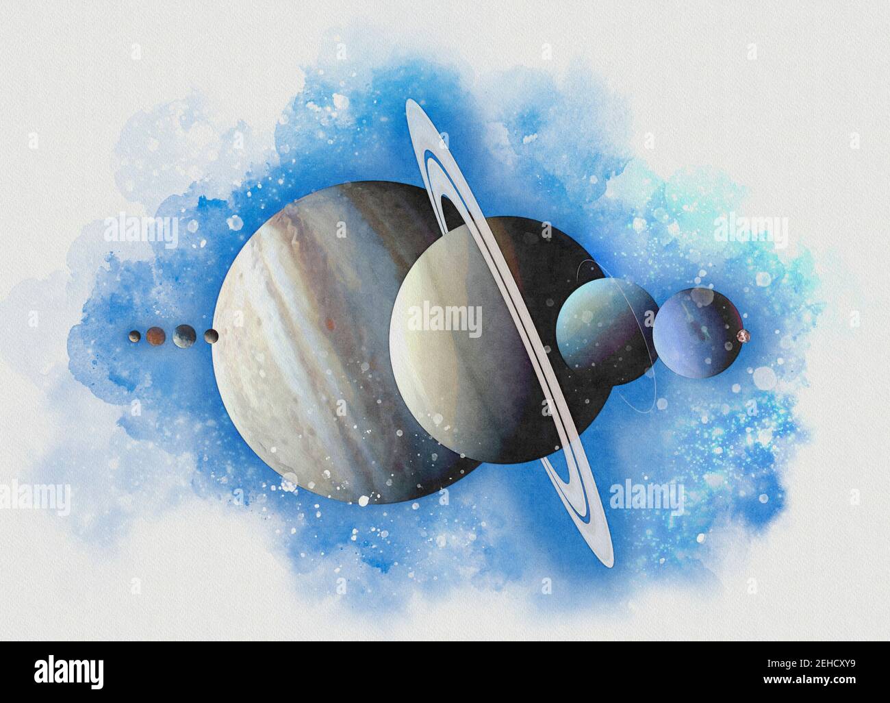 Solar system, illustration Stock Photo - Alamy Solar system, illustration Stock Photo - Alamy