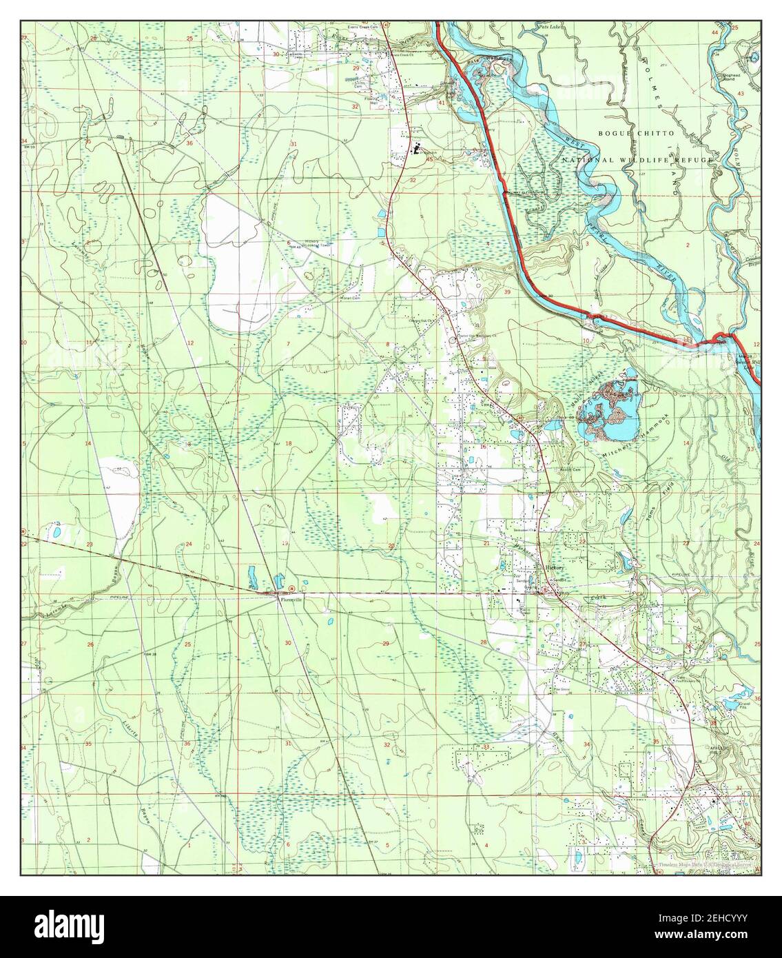 Hickory map hi-res stock photography and images - Alamy