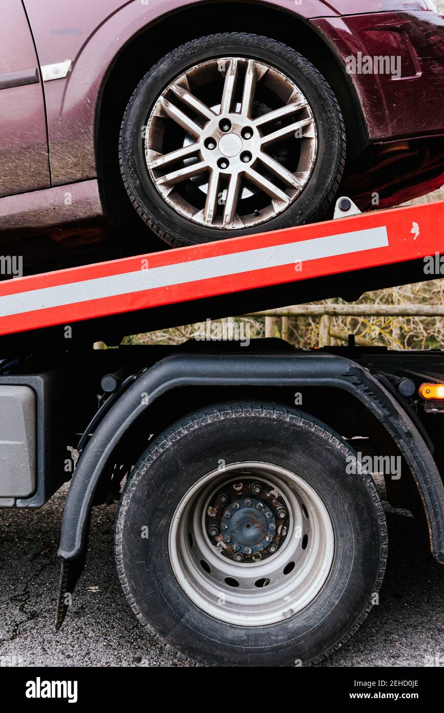 Car breakdown motorway hi-res stock photography and images - Alamy