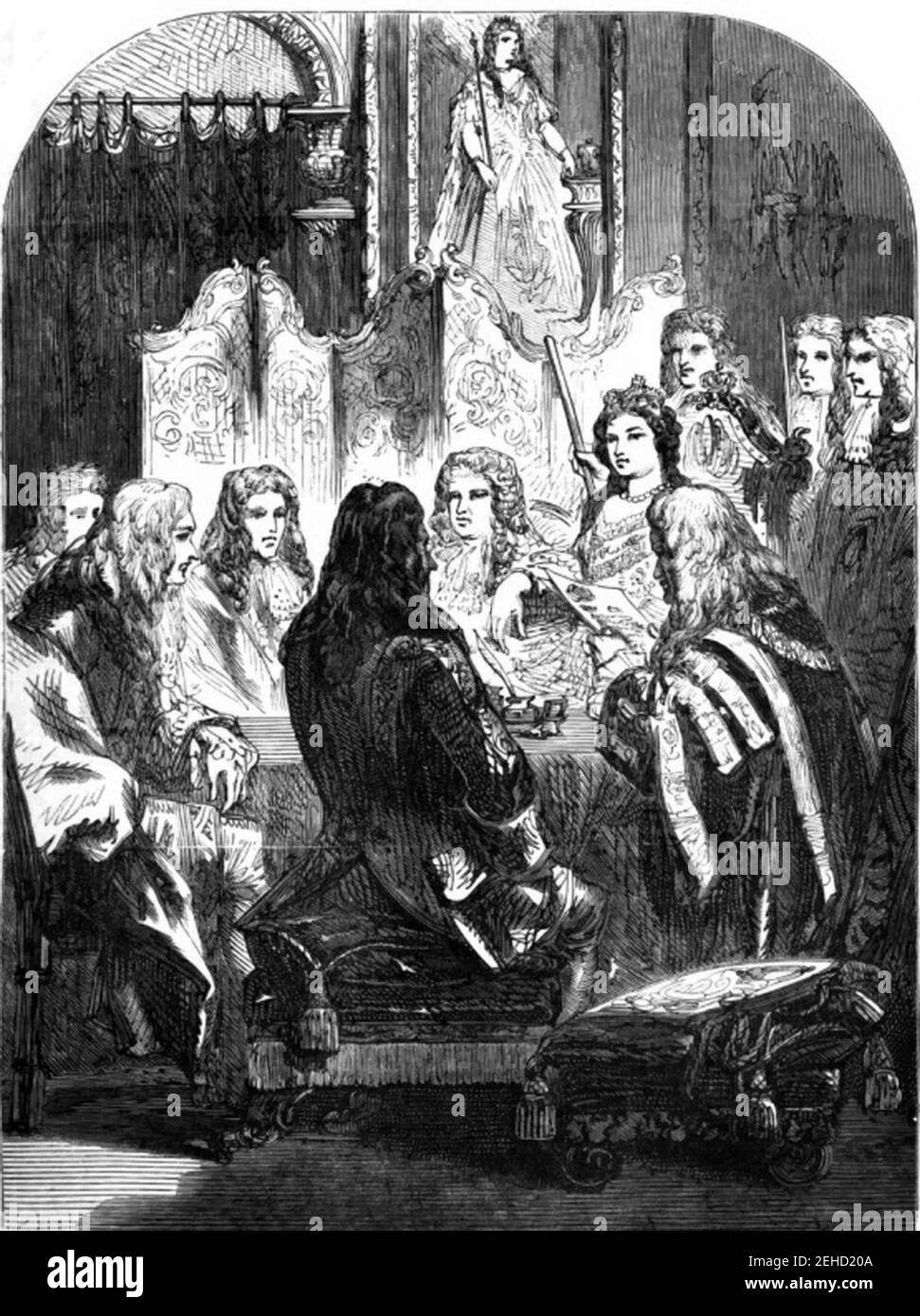 P175 Queen Anne's Privy Council Stock Photo - Alamy P175 Queen Anne's Privy Council Stock Photo - Alamy