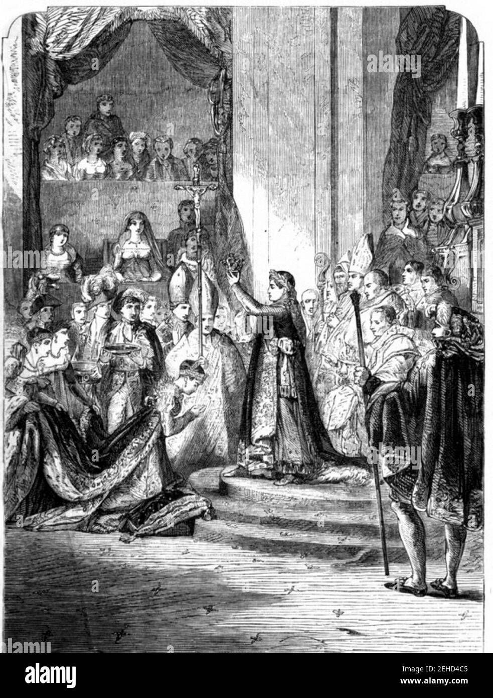 Napoleon crowning josephine hi-res stock photography and images - Alamy