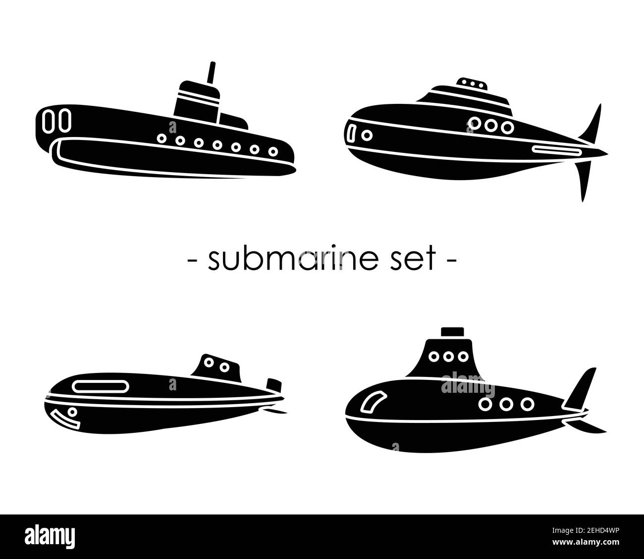 Submarines warfare Stock Vector Images - Alamy