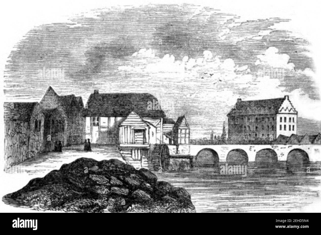 P294 VIEW OF MINDEN, THE SCENE OF LORD GEORGE GERMAINE'S DISASTER Stock ...