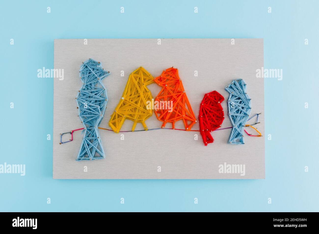 String art pin thread art hi-res stock photography and images - Alamy