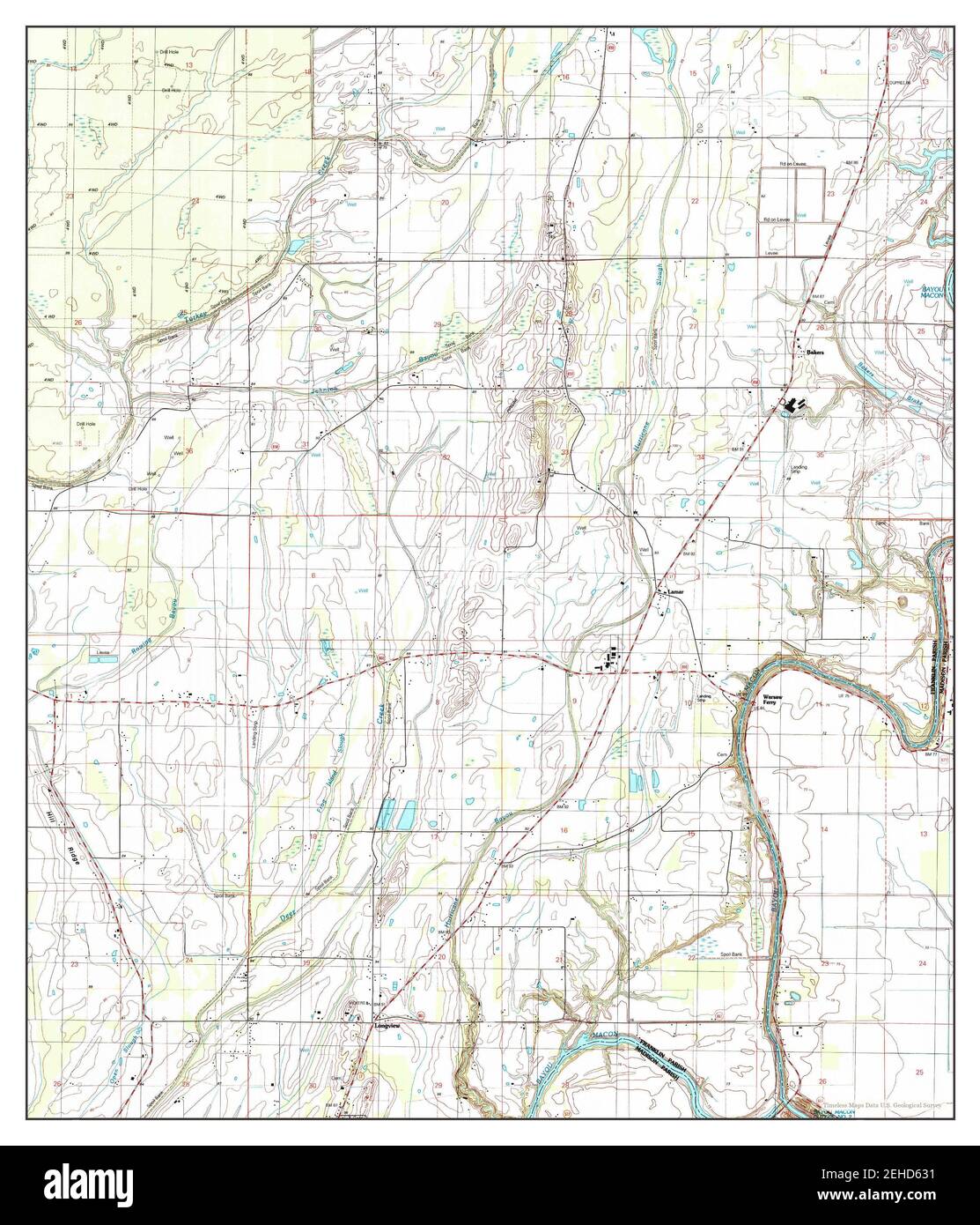 Map of lamar hi-res stock photography and images - Alamy
