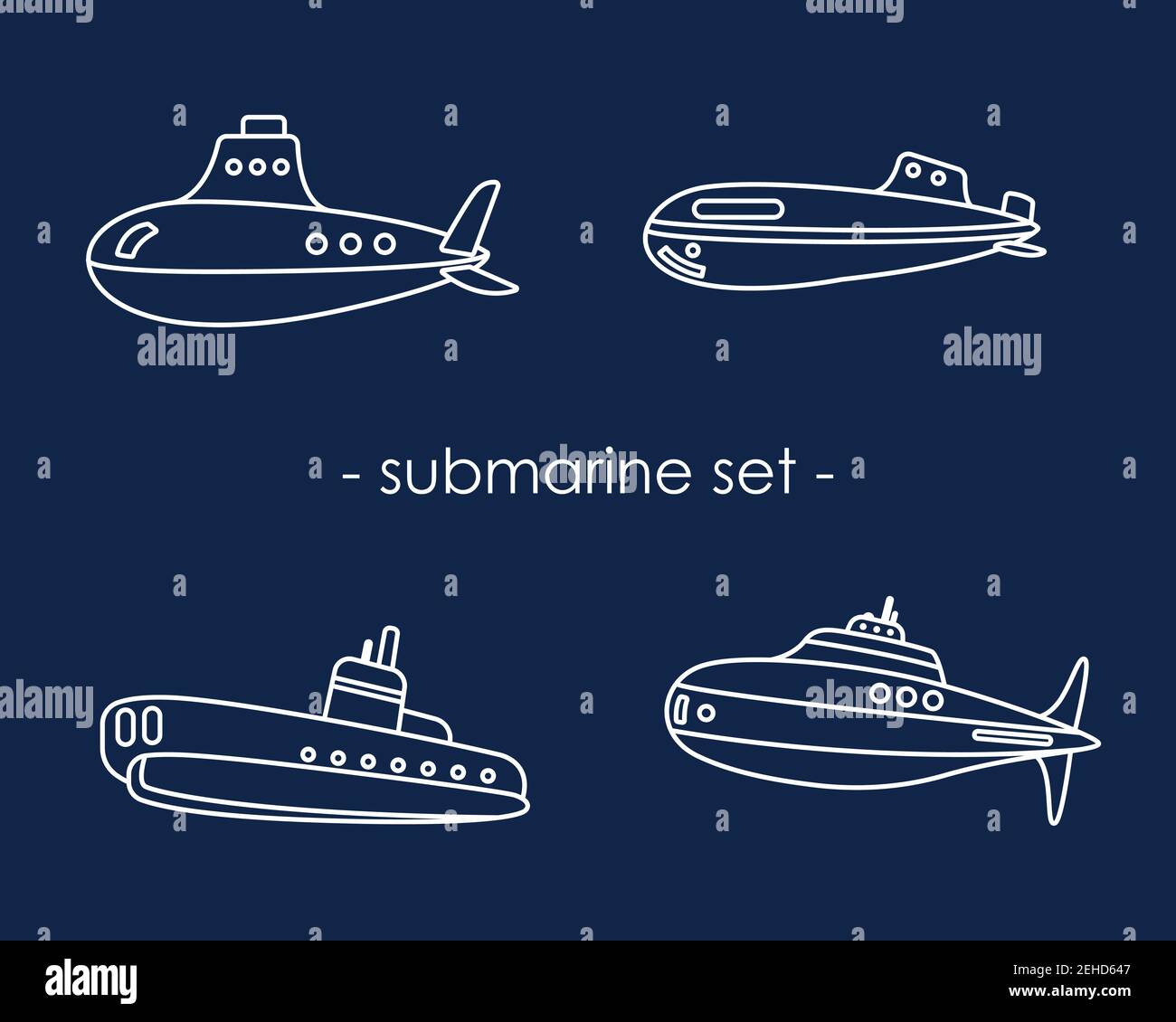 Submarines for Stock Vector Images - Alamy