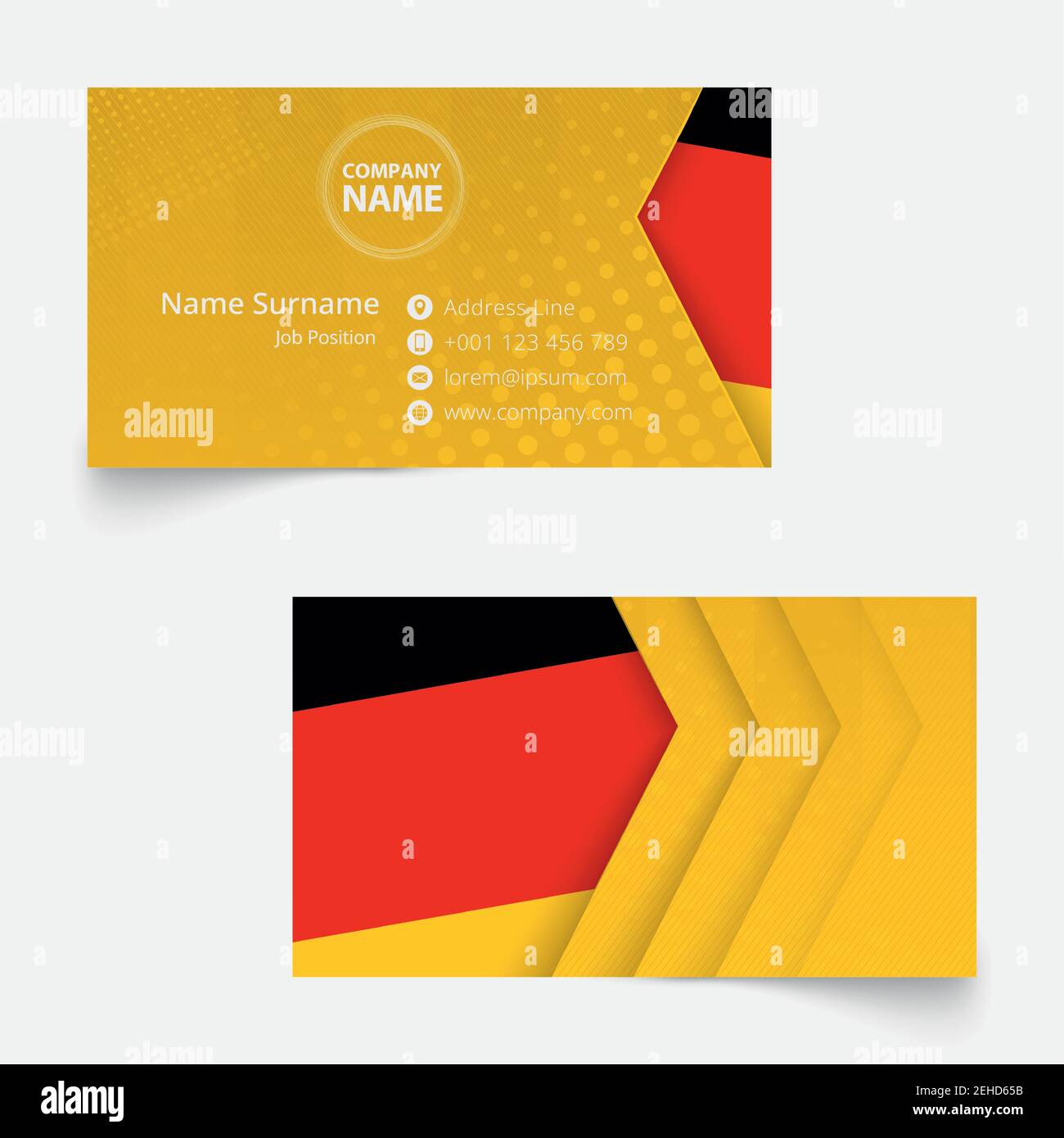 Business Card Bleed Template