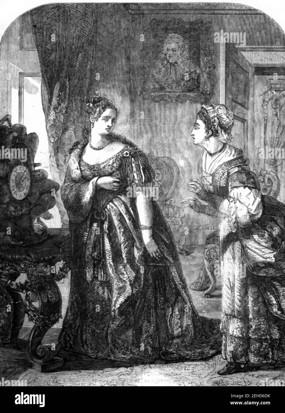 P319 Queen Anne and Mrs. Danvers Stock Photo - Alamy