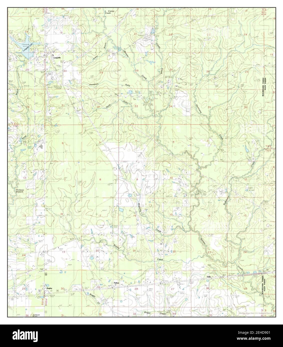 Longville louisiana map hi-res stock photography and images - Alamy