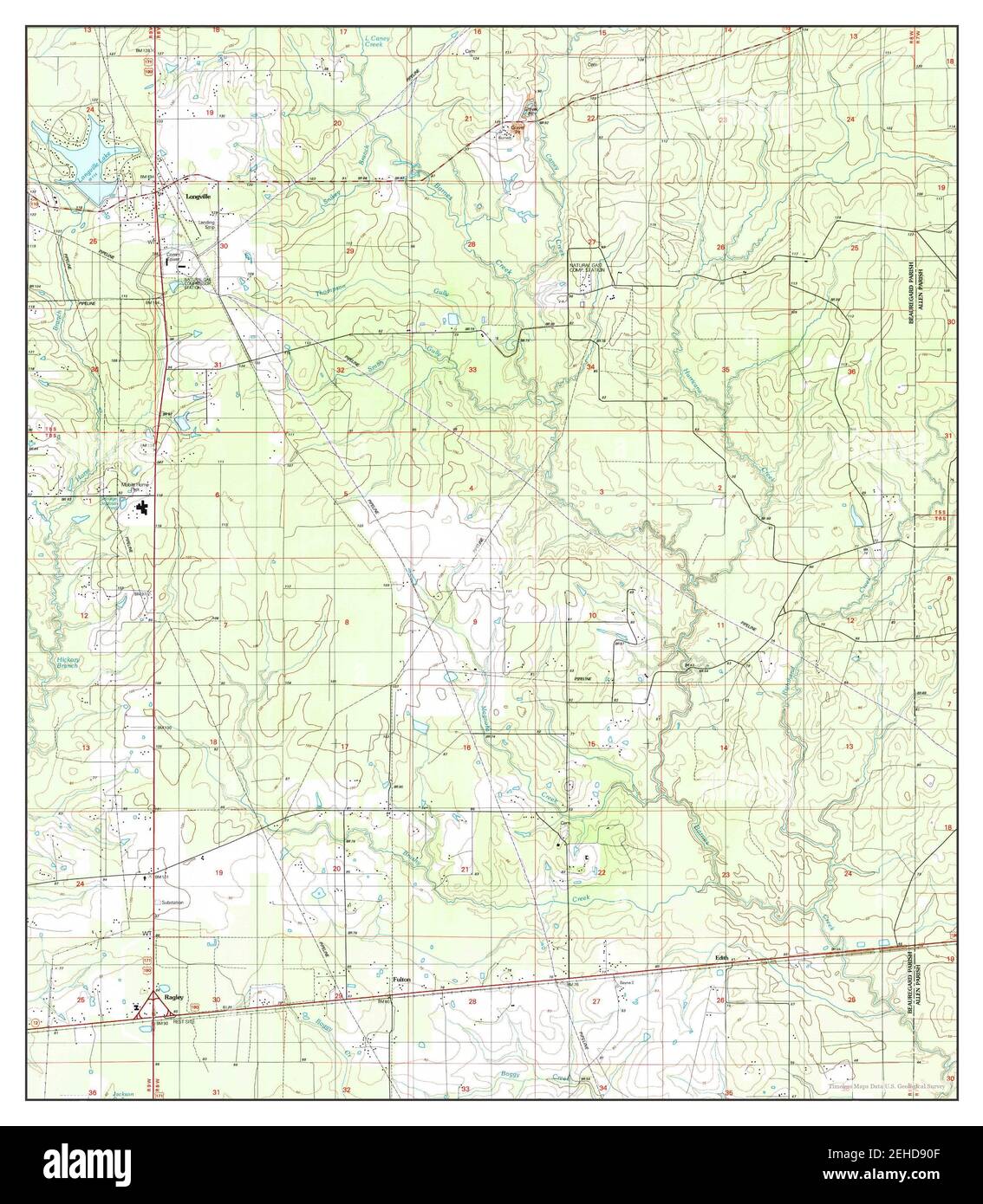 Longville map hi-res stock photography and images - Alamy