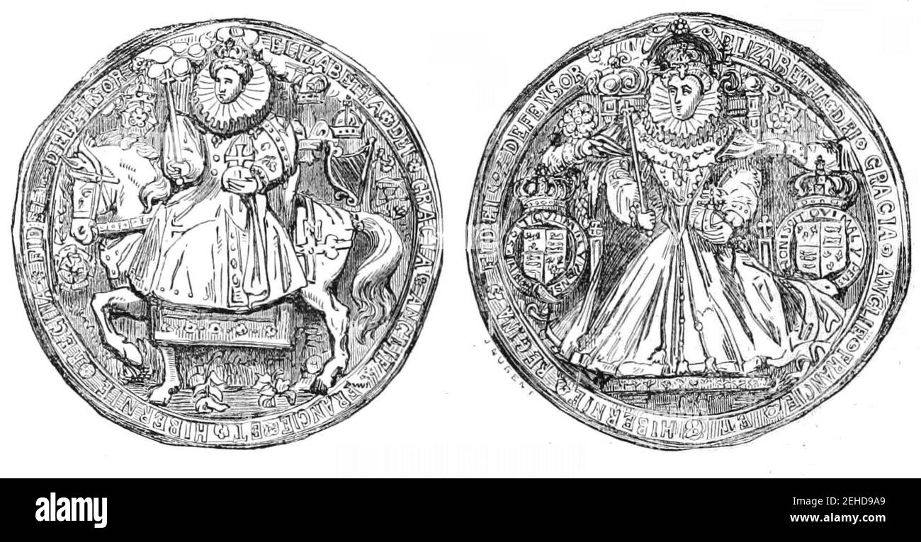 Great seal elizabeth hi-res stock photography and images - Alamy