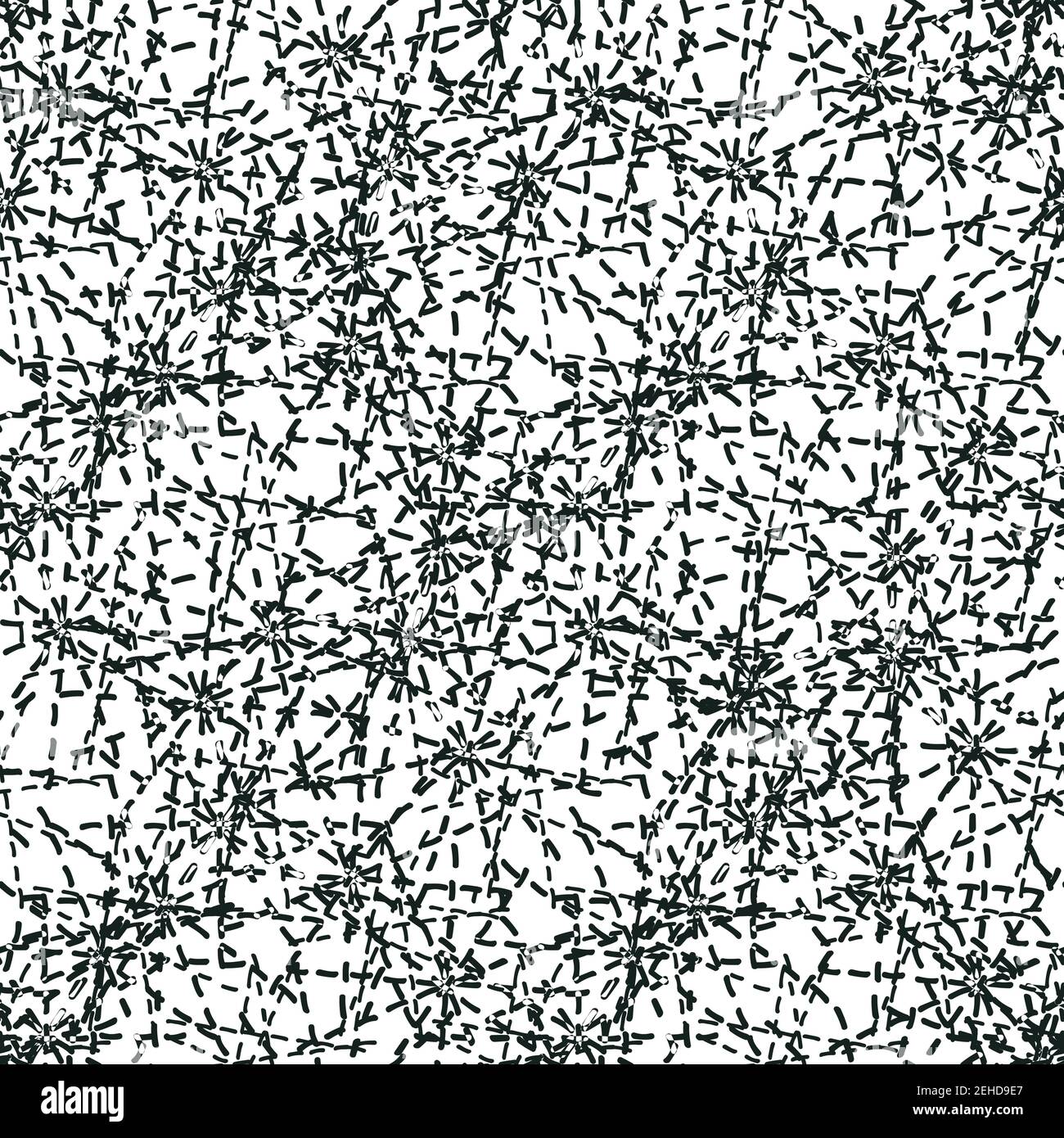 Crazy faux stitch seamless vector pattern background. Modern needlework ...