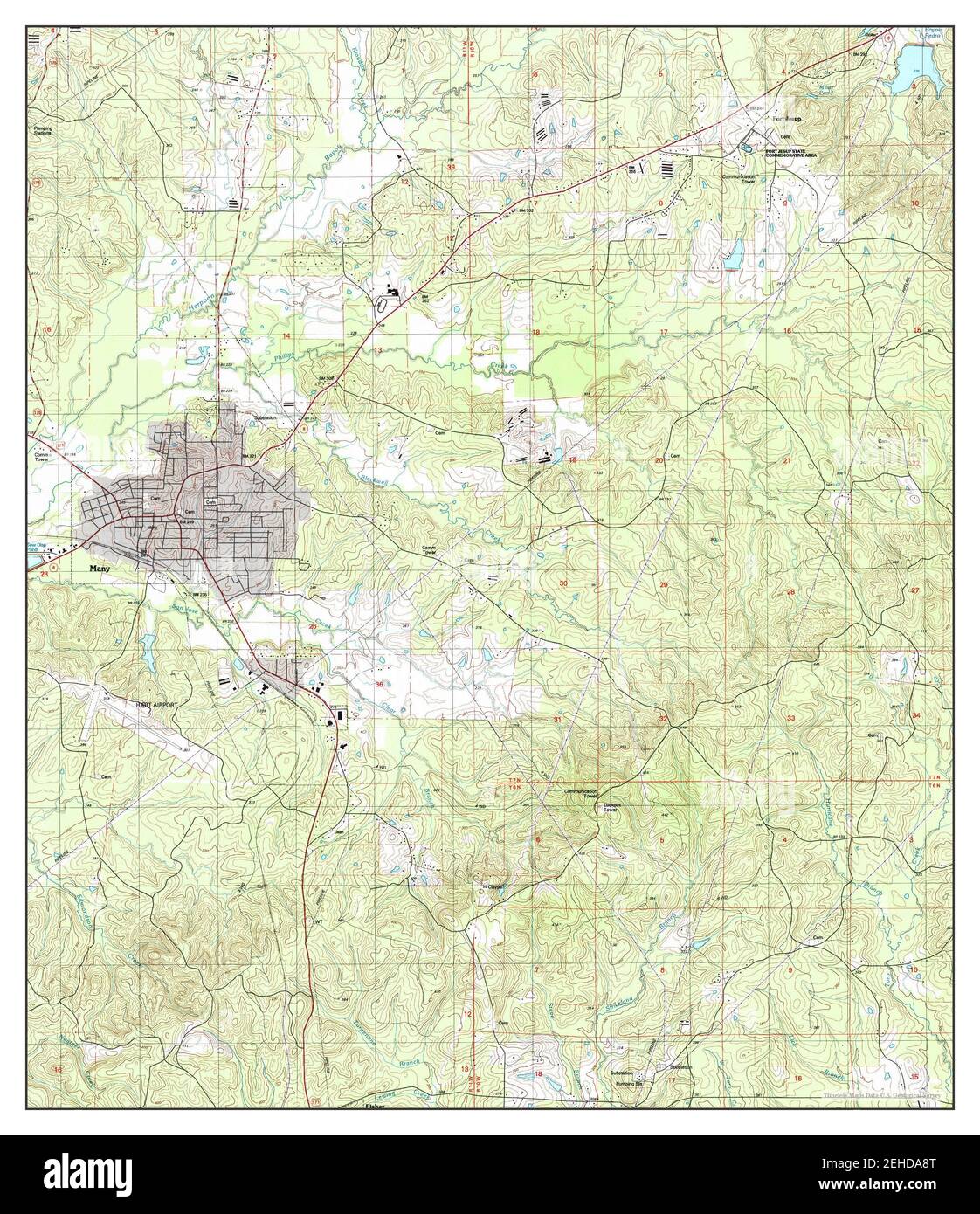 Many louisiana map hi-res stock photography and images - Alamy