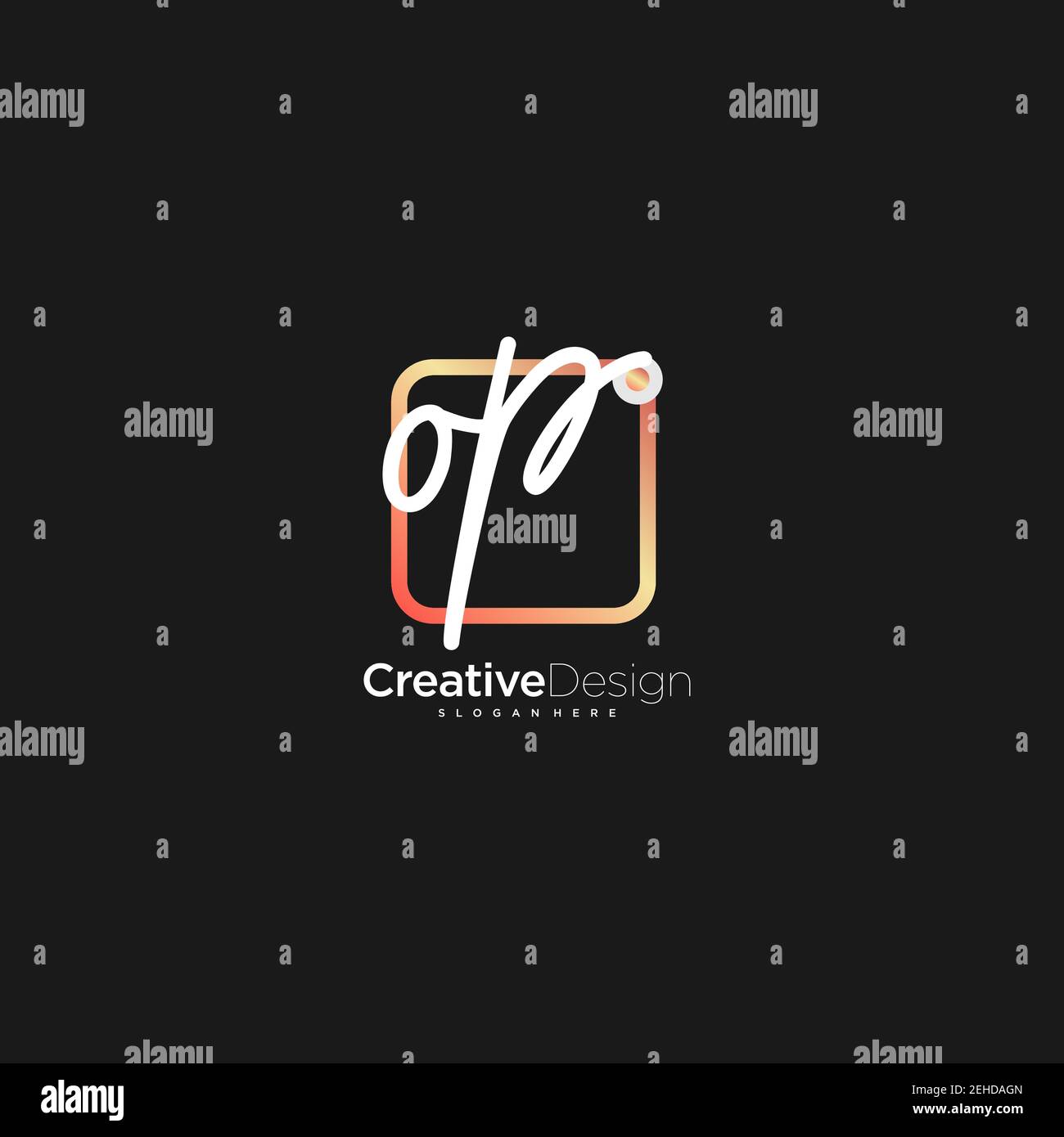 Initial letter op hi-res stock photography and images - Alamy