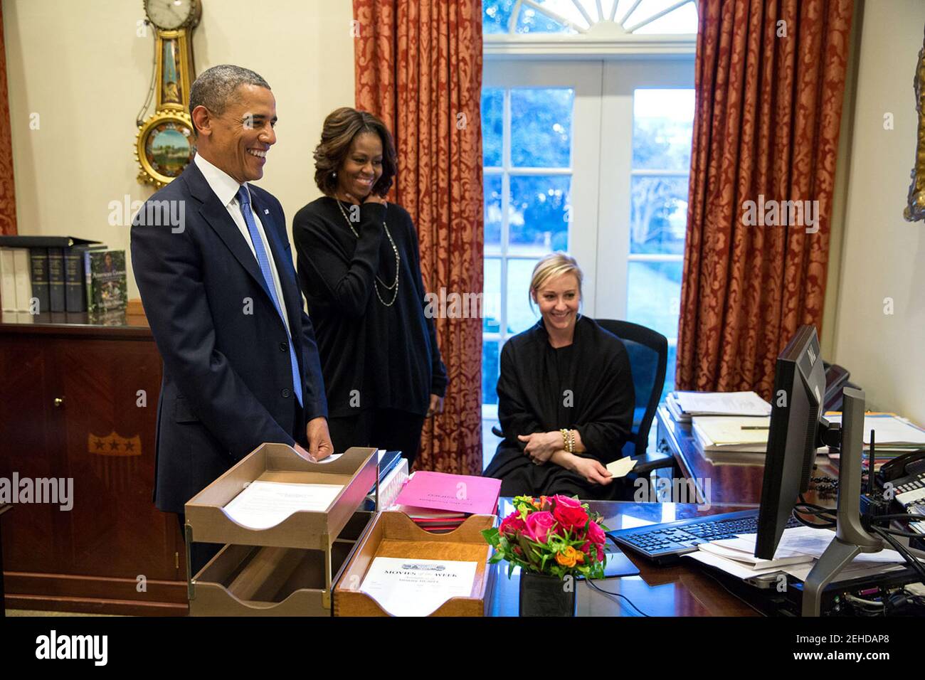 President Barack Obama, First Lady Michelle Obama and Personal ...