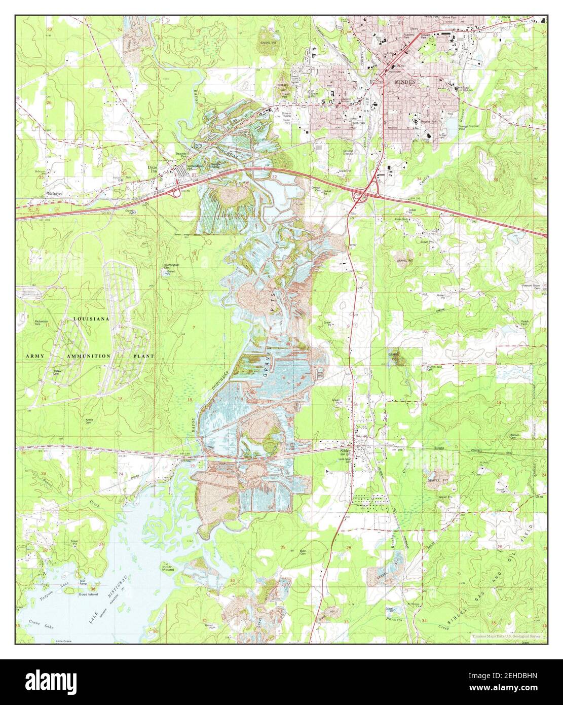Map of minden Cut Out Stock Images & Pictures - Alamy