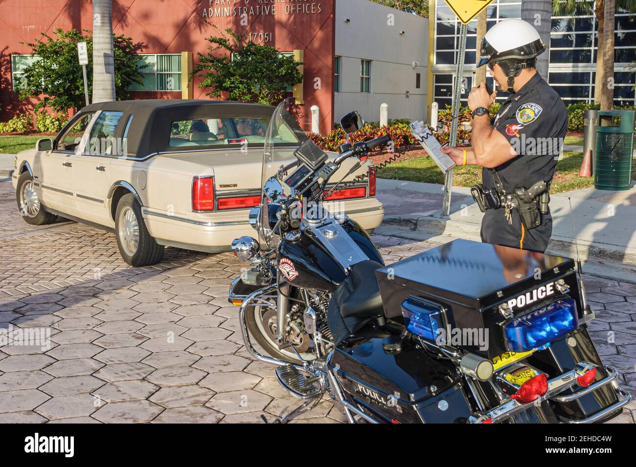 Policeman On A Motorcycle High Resolution Stock Photography and Images ...