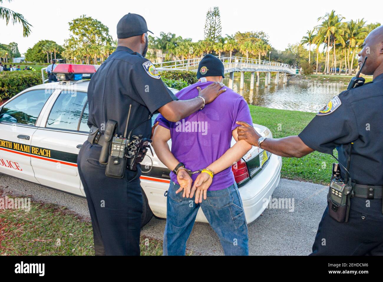 Policeman Arresting High Resolution Stock Photography and Images - Alamy