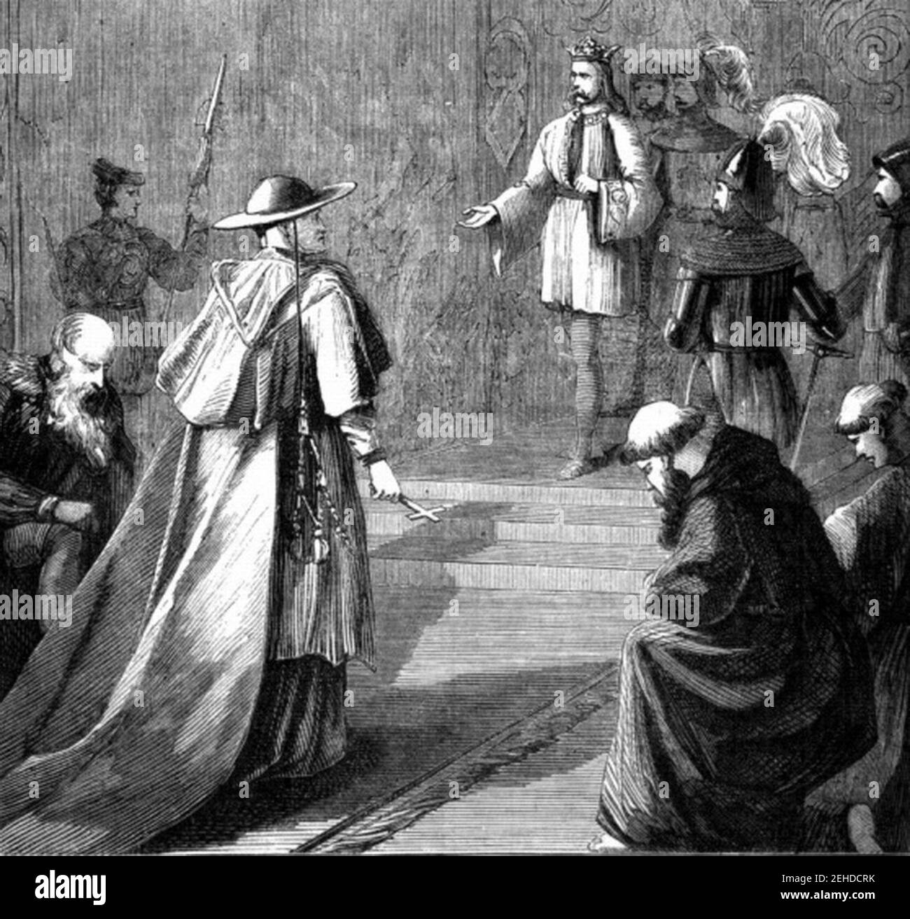 Cardinal visit hi-res stock photography and images - Alamy