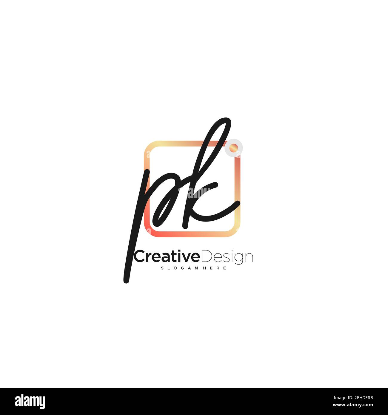 Initial letter pk hi-res stock photography and images - Alamy