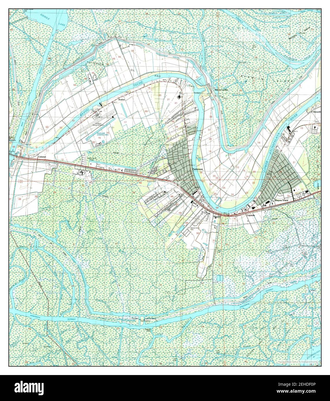 Map of patterson Cut Out Stock Images & Pictures - Alamy